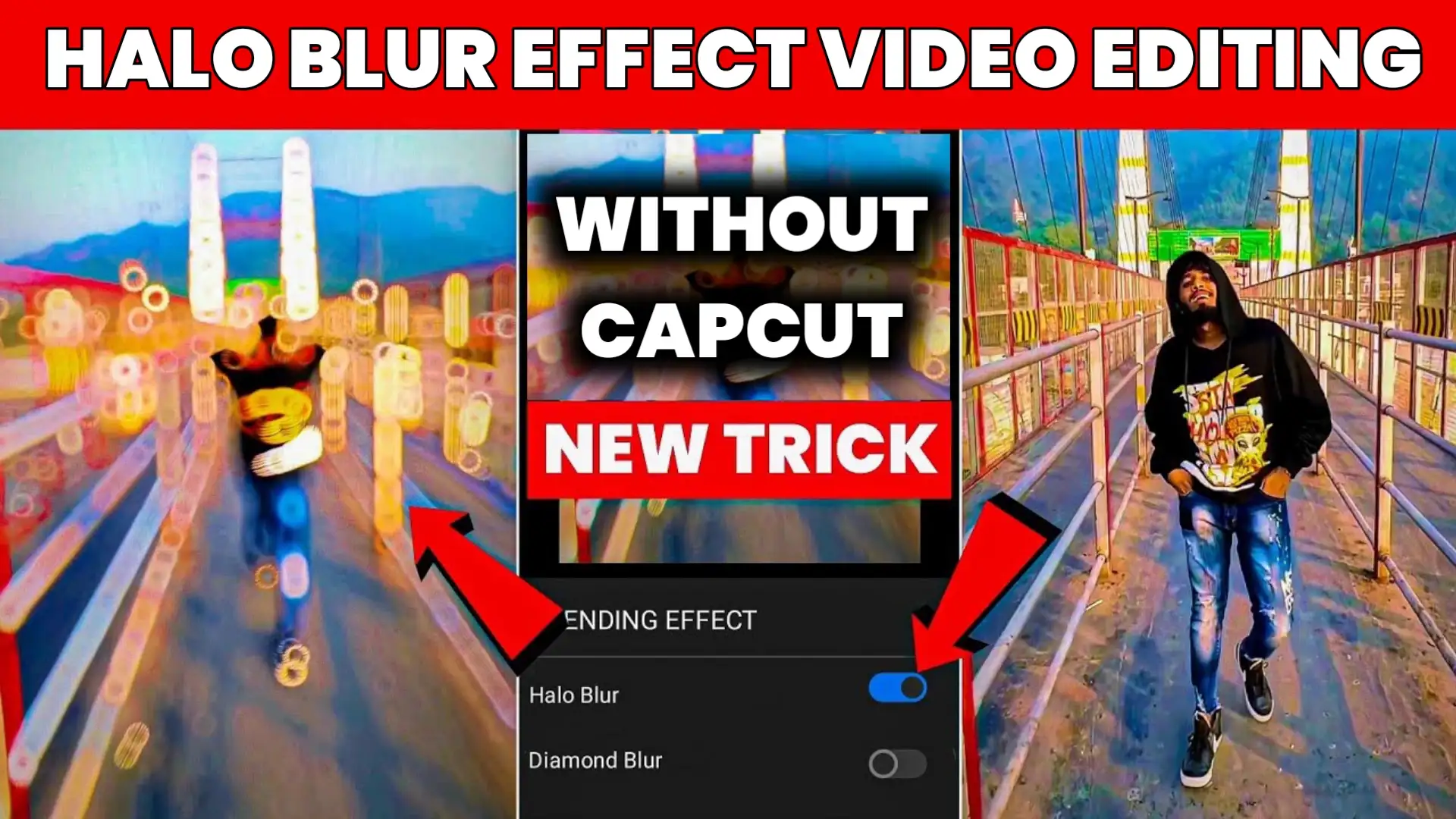 How To Add Halo Blur Effect In Video Without Capcut Anupsagar