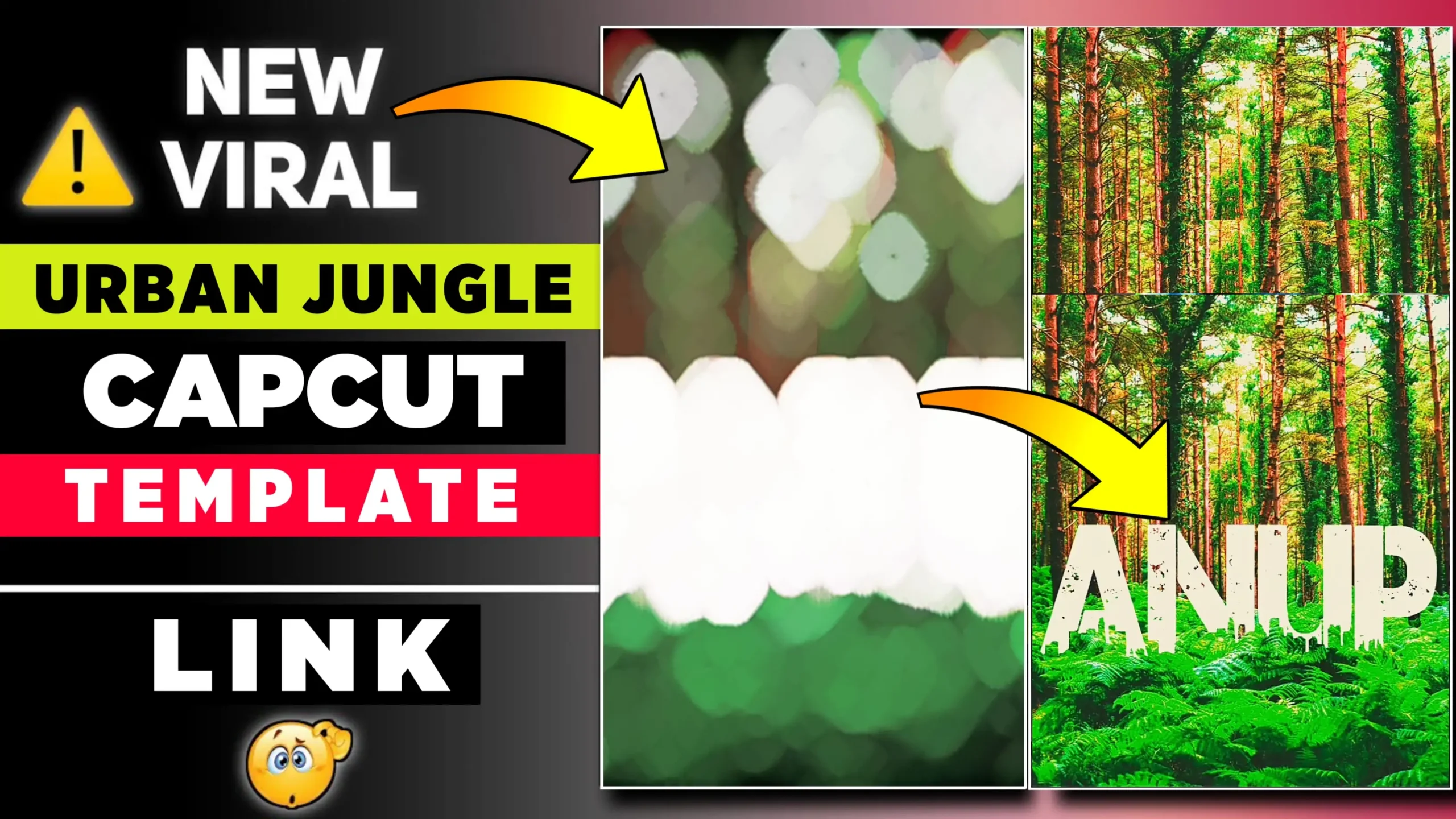 Urban Jungle Font Capcut Template Link 2023 Name Capcut Template Anupsagar