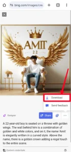 Bing Ai 3D Golden Wings Name Image Generator | Create Your Image ...