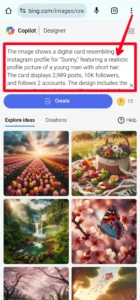 Bing AI Social Media Card Name Photo generator | Create Your Image ...