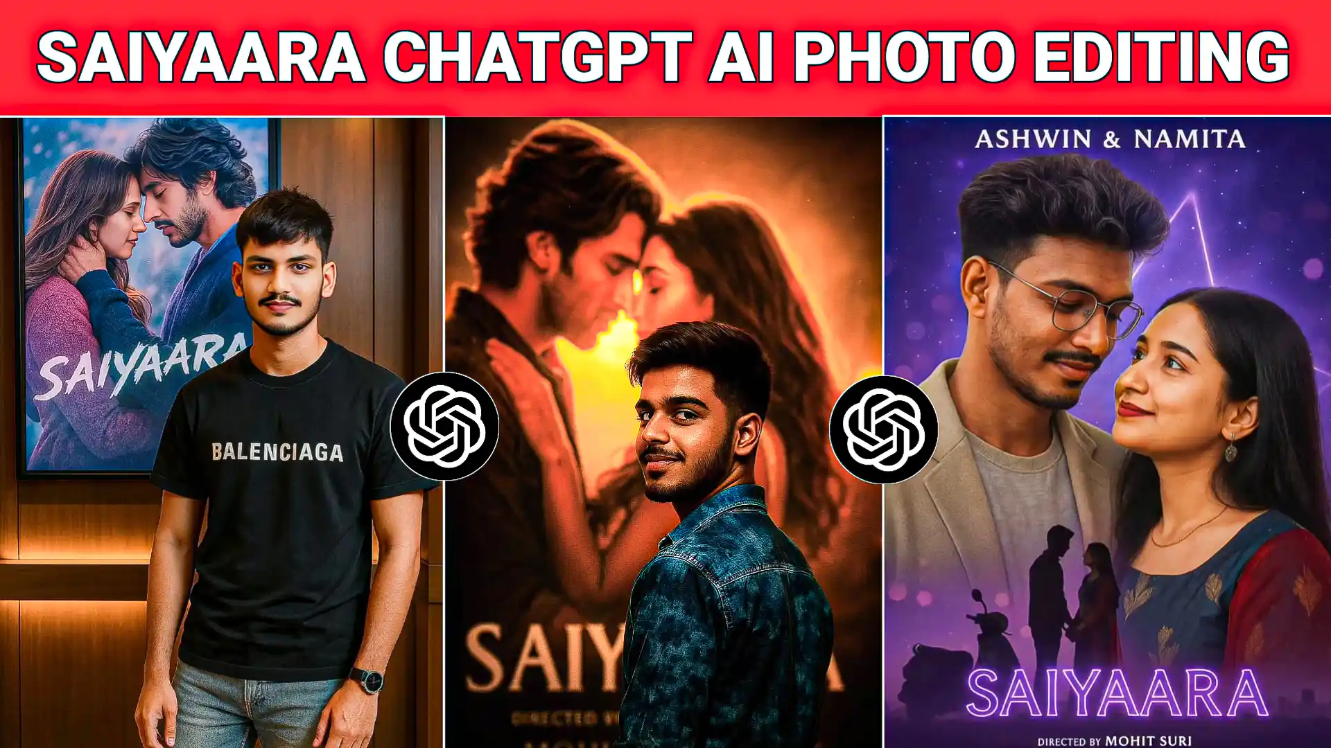 ChatGpt Saiyaara Photo Editing Prompts 2025 | AI Photo Editing - Anupsagar