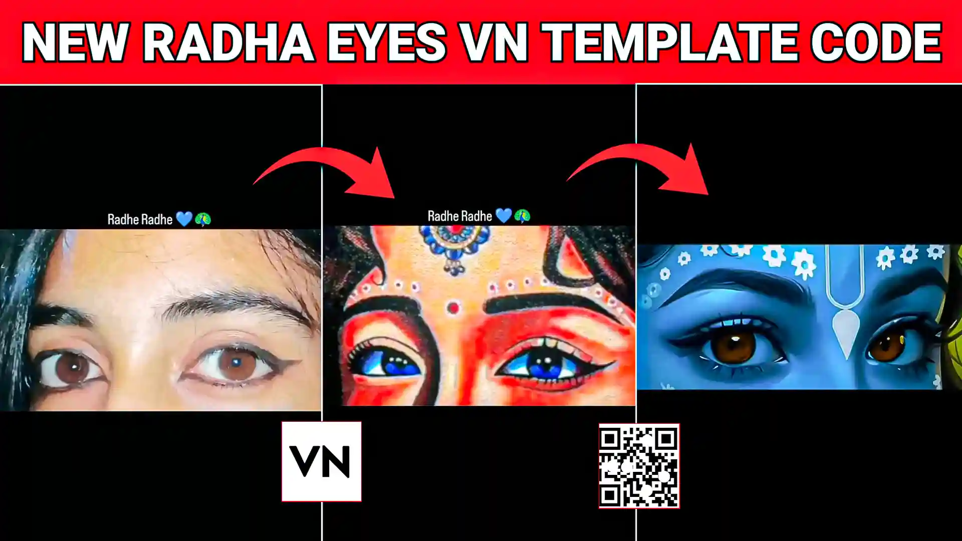 Radha Eyes VN Template Code 2025 | Suni Jo Teri Murli VN Code - Anupsagar