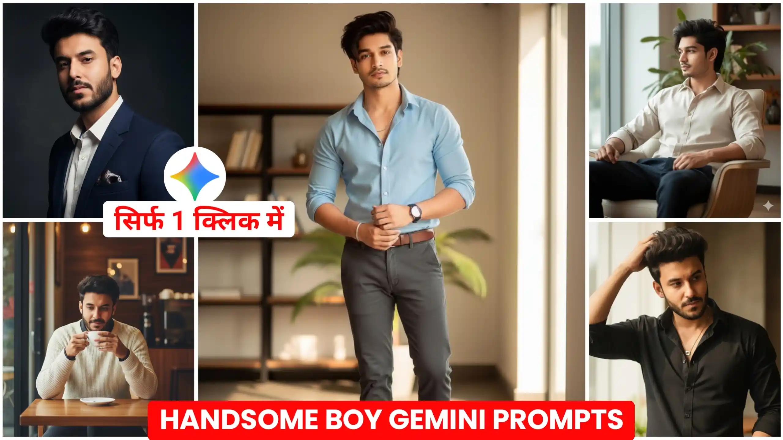 Google Gemini Trendy Handsome Boy Photo Editing Prompts 2025 | Real ...